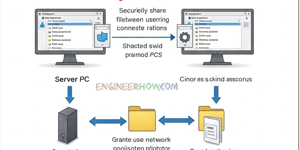 How to Securely Share Files Between Two Windows 11 PCs Using a Dedicated User - EngineerHow – IT ...
