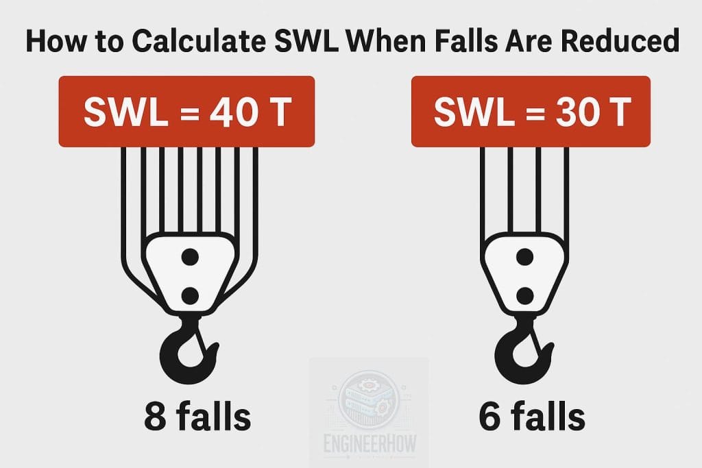 How to Calculate Crane SWL When Falls Are Reduced (With Excel Tool ...