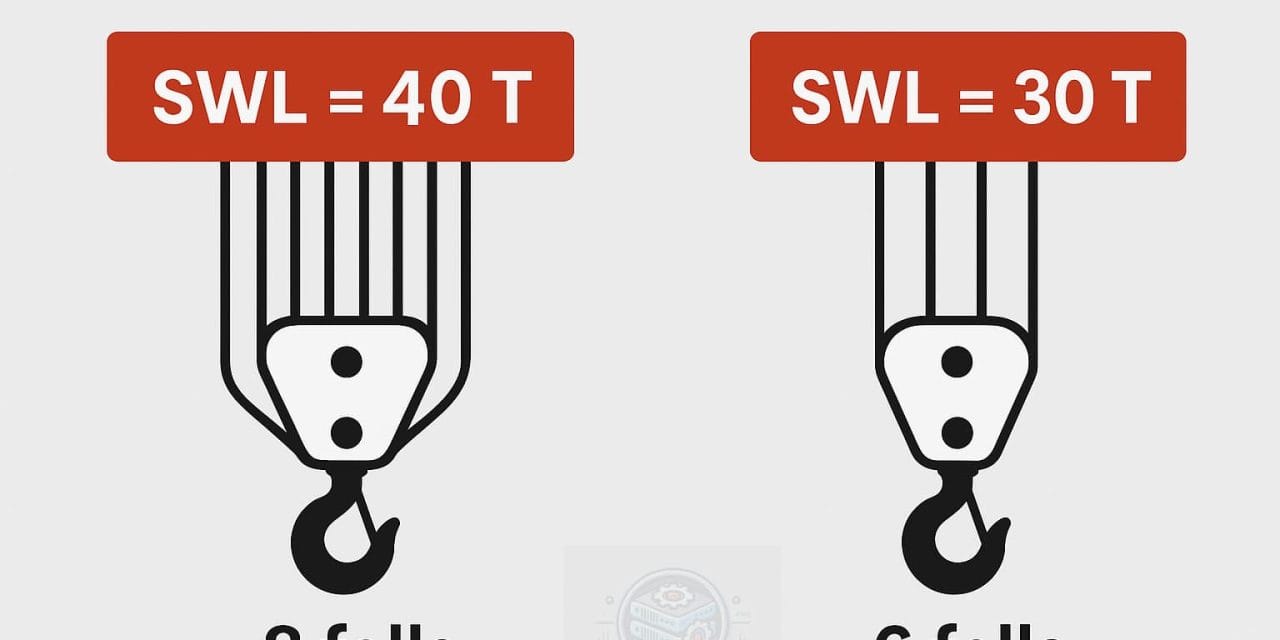 How to Calculate Crane SWL When Falls Are Reduced (With Excel Tool ...