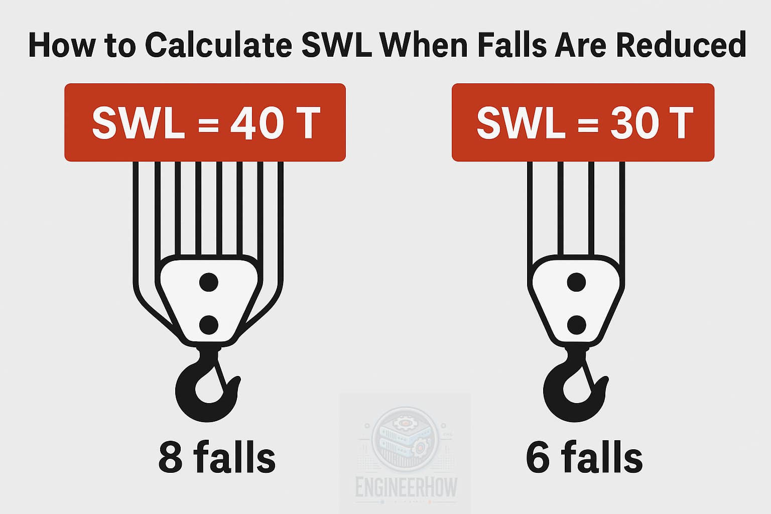 How to Calculate Crane SWL When Falls Are Reduced (With Excel Tool & Diagram) - EngineerHow – IT ...