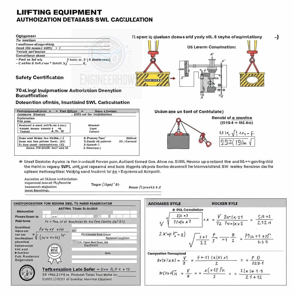 Complete Guide: Lifting Equipment Authorization Details and SWL ...