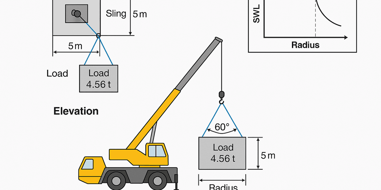 Lifting Plan Calculation & Crane Selection – Step-by-Step Guide with ...