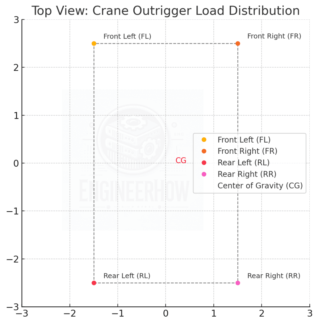 How to Calculate Load Weight Distribution on Crane Outriggers (With ...
