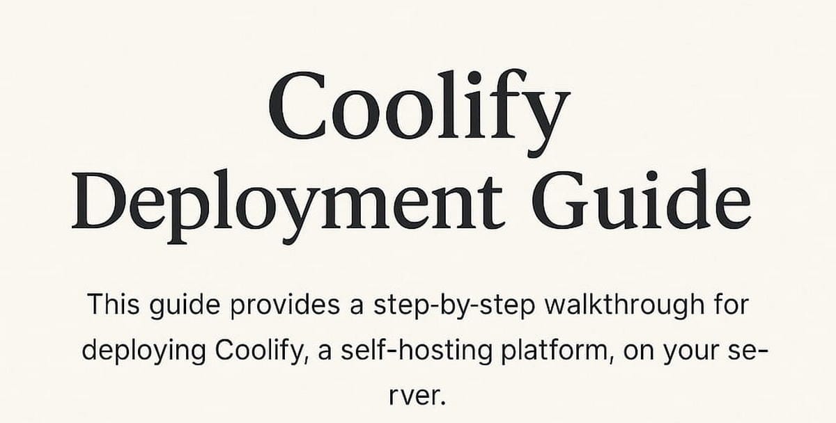 How to Set Up Coolify v4 as a Self-Hosted PaaS with Docker and Traefik - EngineerHow – IT ...