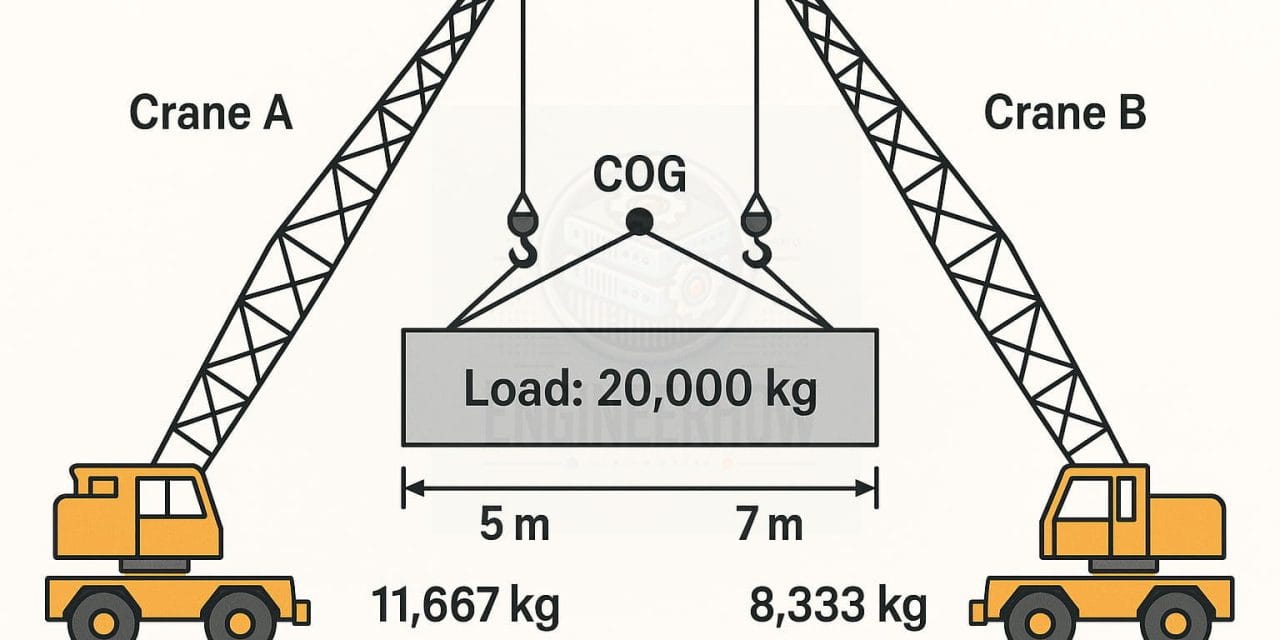 Tandem Lifting: Load Distribution, Calculations, Diagrams & Templates ...