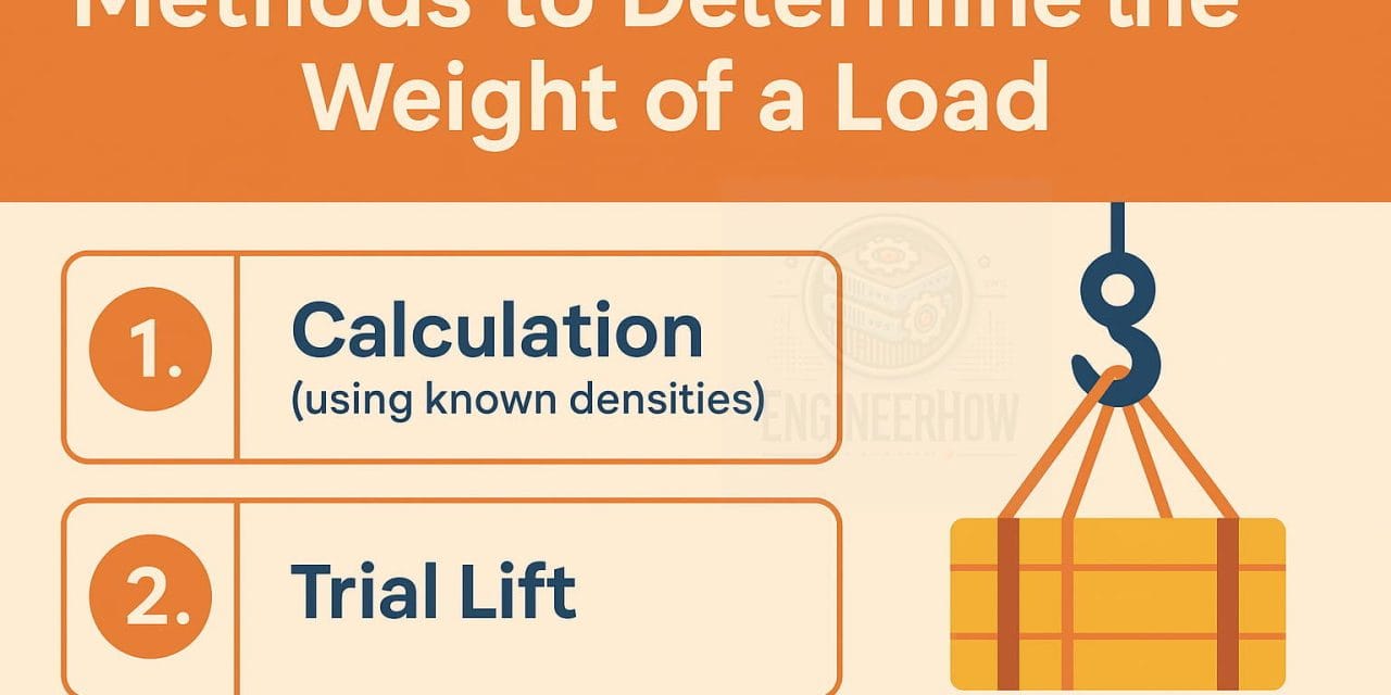 How to Determine the Weight of a Load: Methods Every Lifting Supervisor ...