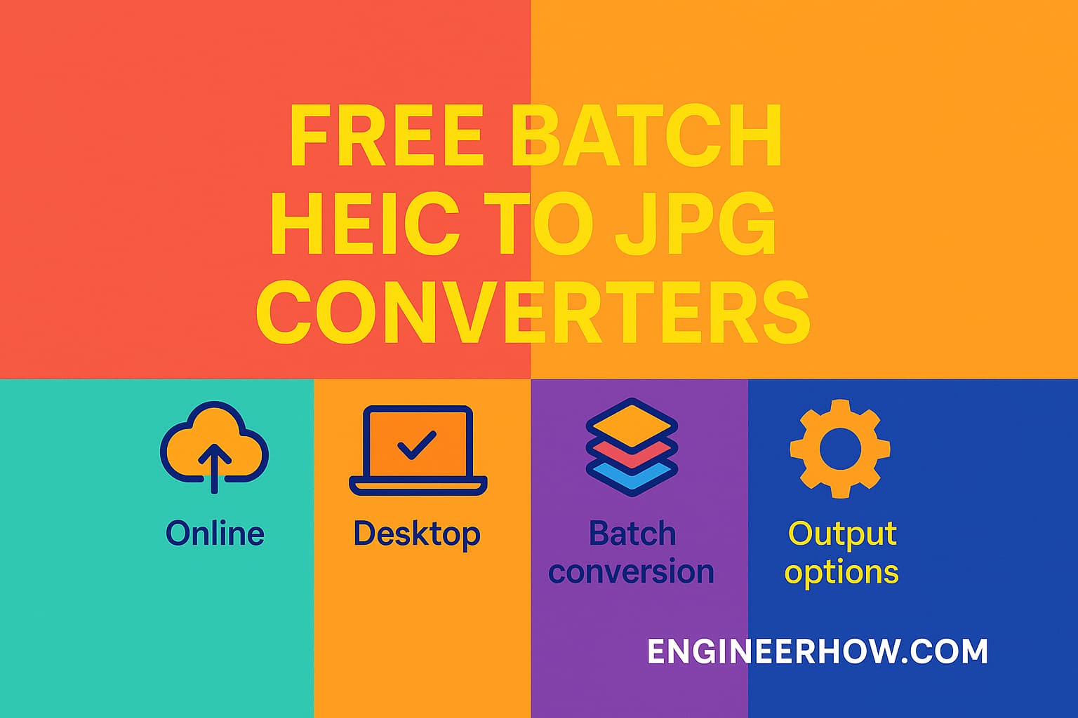 Best Free Batch HEIC to JPG Converters in 2025 - EngineerHow – IT & Engineering Tutorials