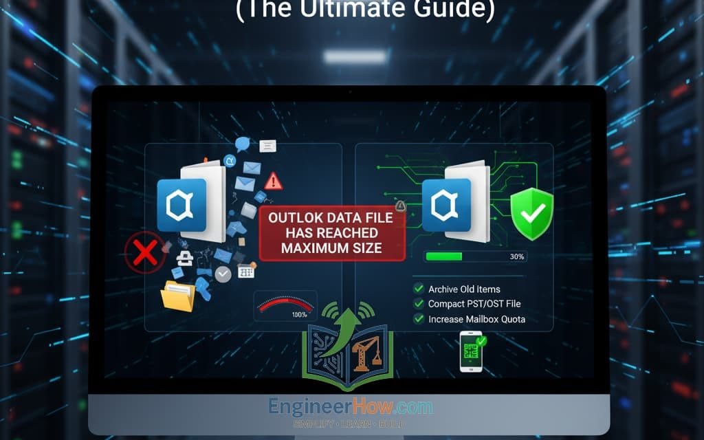 How to Fix "Outlook Data File Has Reached Maximum Size" Error (The Ultimate Guide) - EngineerHow ...