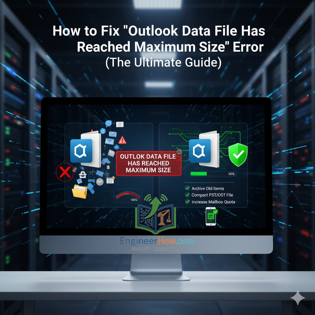 How To Fix Outlook Data File Has Reached Maximum Size Error The Ultimate Guide Engineerhow