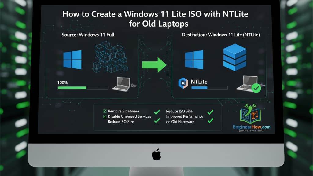 How to Create a Windows 11 Lite ISO with NTLite for Old Laptops ...