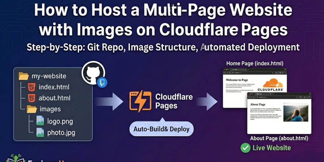 How to Host a Multi-Page Website with Images on Cloudflare Pages ...