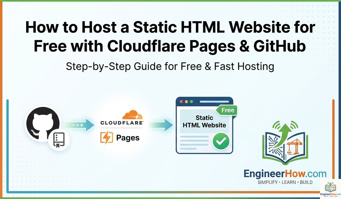 How to Host a Static HTML Website for Free with Cloudflare Pages ...